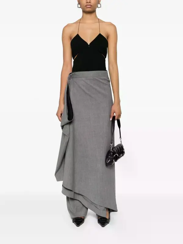 ALAINPAUL Extended Tailored Trousers - Grey