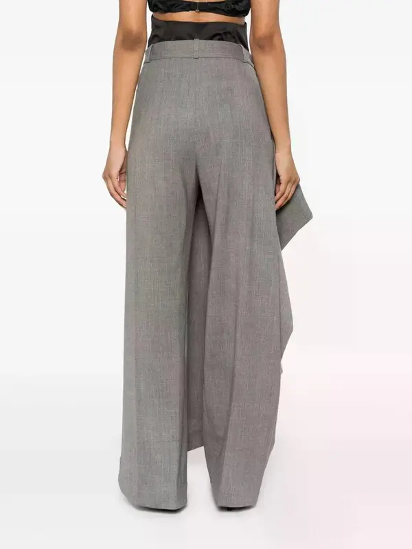 ALAINPAUL Extended Tailored Trousers - Grey