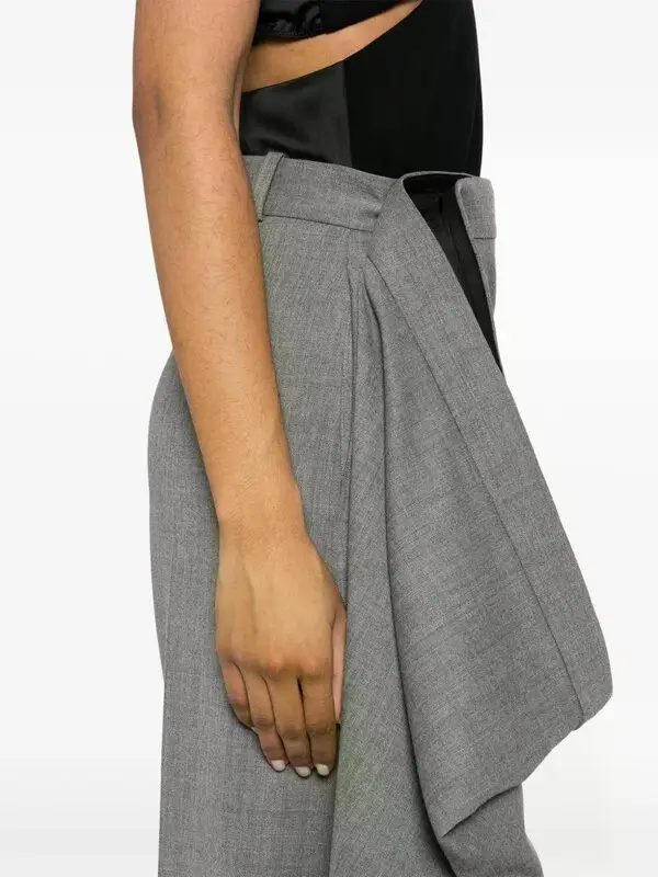 ALAINPAUL Extended Tailored Trousers - Grey