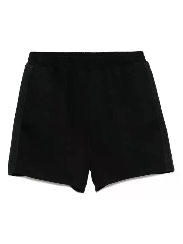 REPRESENT Knitted-detail Shorts - Black