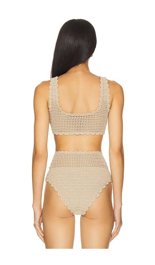 Beach Riot Andy Bikini Top - Tan