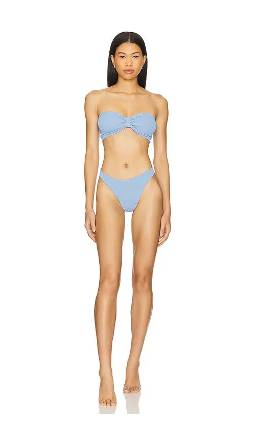 Hunza G Tina Bikini Set - Cornflower