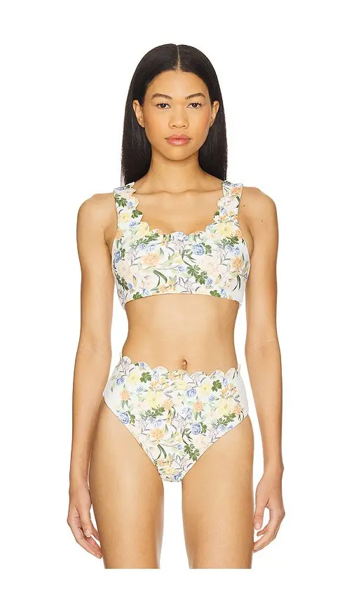 Beach Riot Madison Bikini Top - Buttercream Bloom