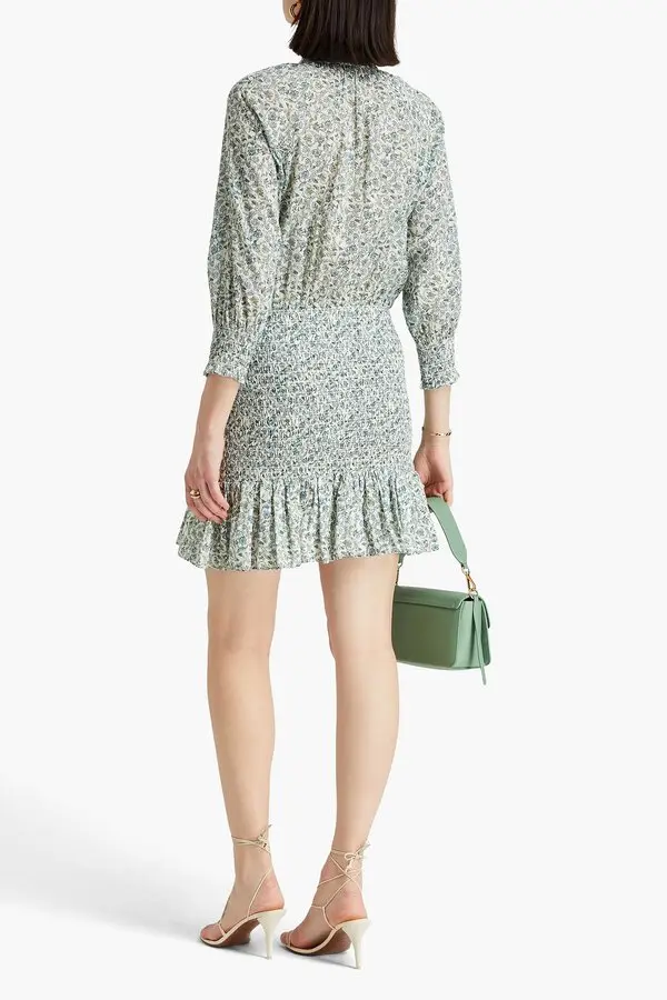 green velvet cowl neck dress Veronica Beard Women's Alyse Chambray Shirtdress - Waterfall main image 1