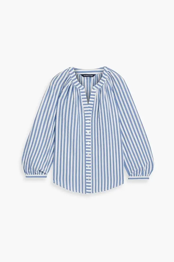 Veronica Beard Judith Striped Top