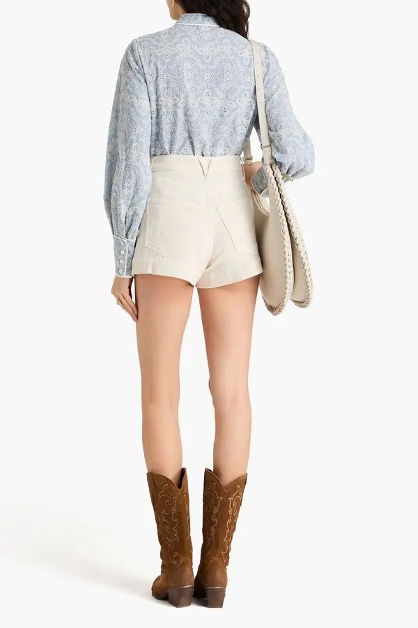 Veronica Beard Darnele Denim Shorts