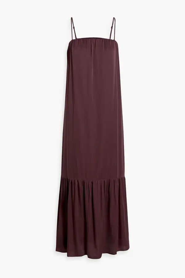 Simkhai Matteau Cutout Satin Maxi Dress