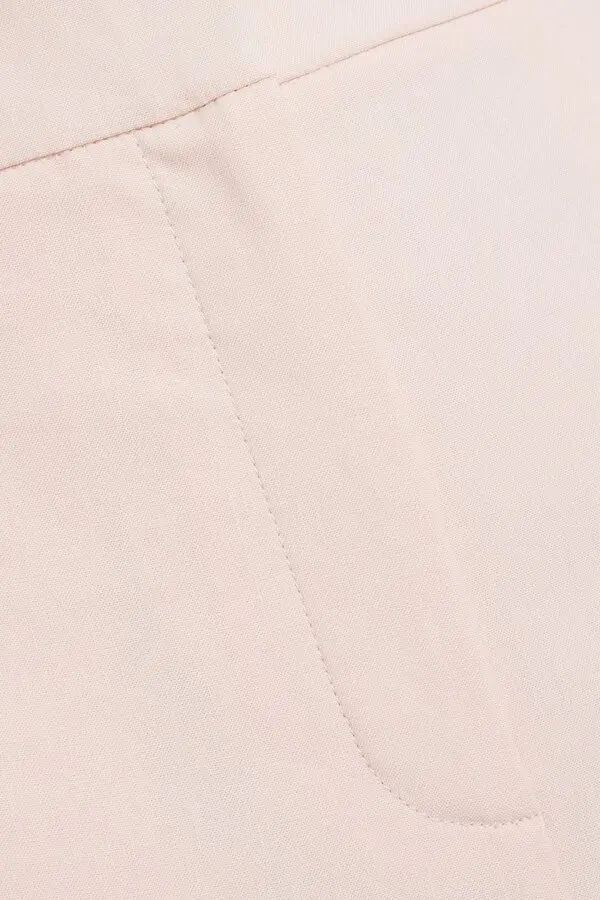 Veronica Beard Brixton Linen-blend Wide-leg Pants - Pastel Pink