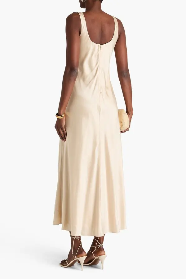Simkhai Rania Satin Midi Dress