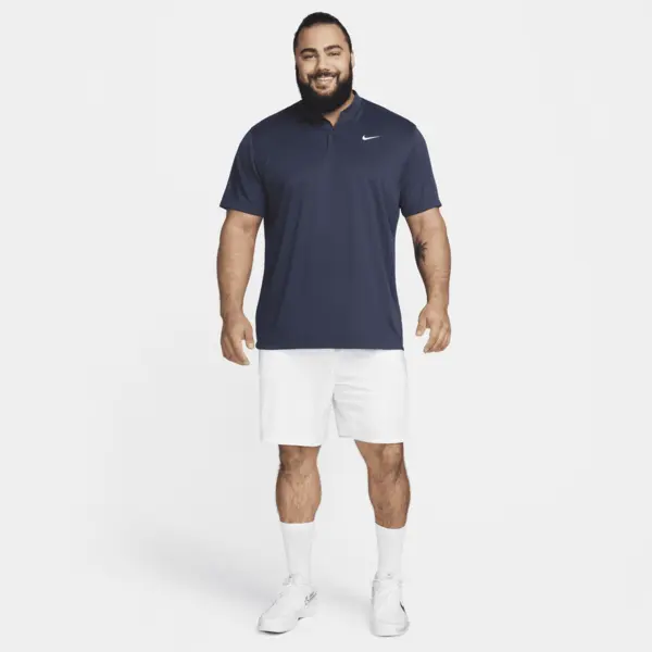 Nike Court Dri-fit Tennis Blade Polo - Blue