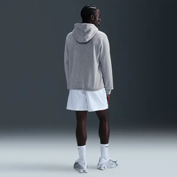 Nike Club Pullover Fleece Hoodie - Grey