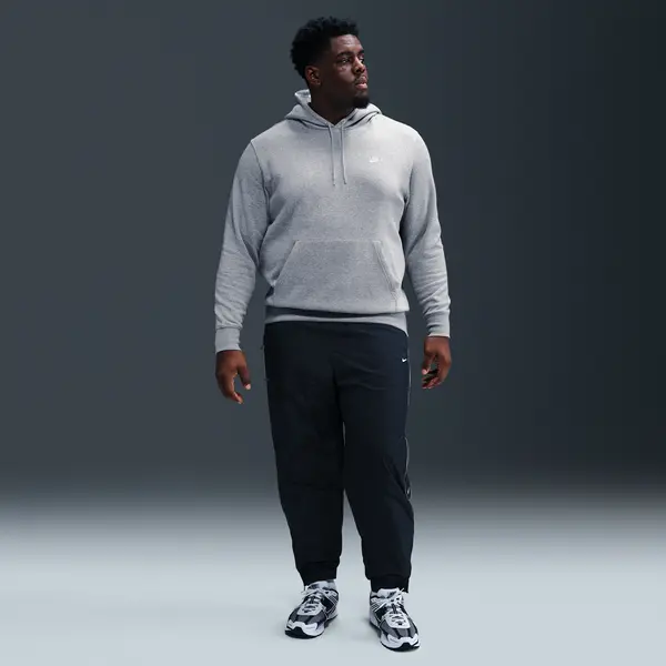 Nike Club Pullover Fleece Hoodie - Grey