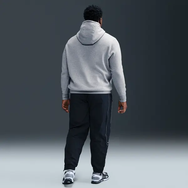 Nike Club Pullover Fleece Hoodie - Grey