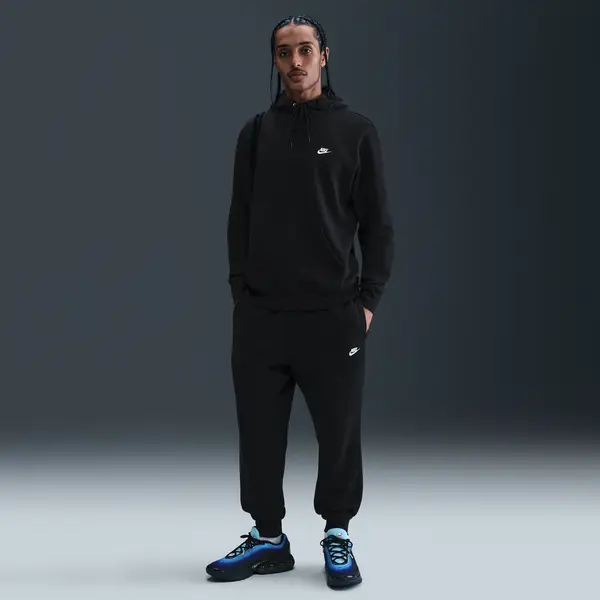 Nike Club Pullover Fleece Hoodie - Black