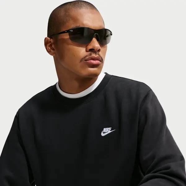 Nike Club Fleece Crew - Black