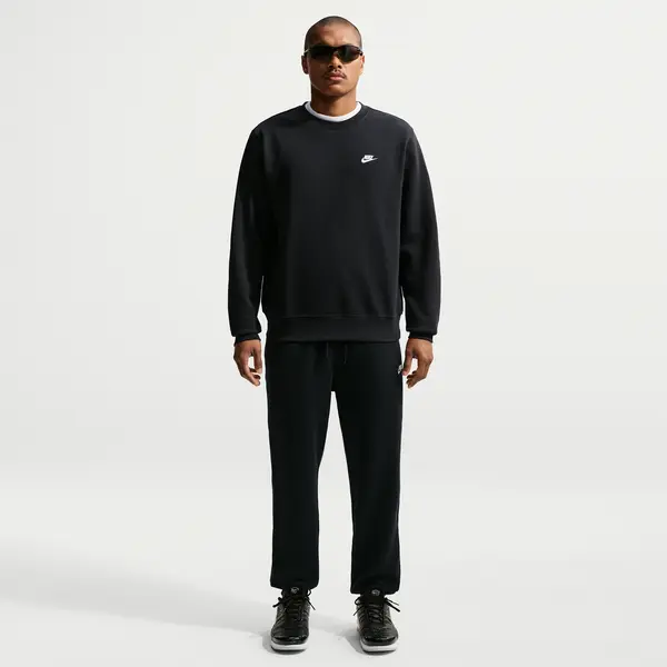 Nike Club Fleece Crew - Black