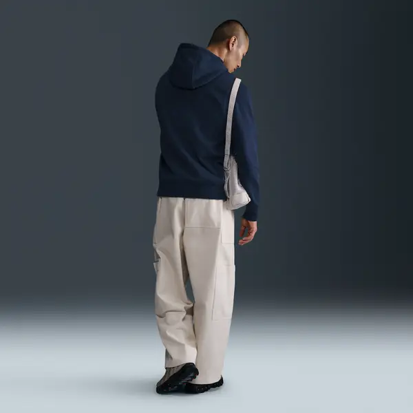 Nike Club Pullover Fleece Hoodie - Blue