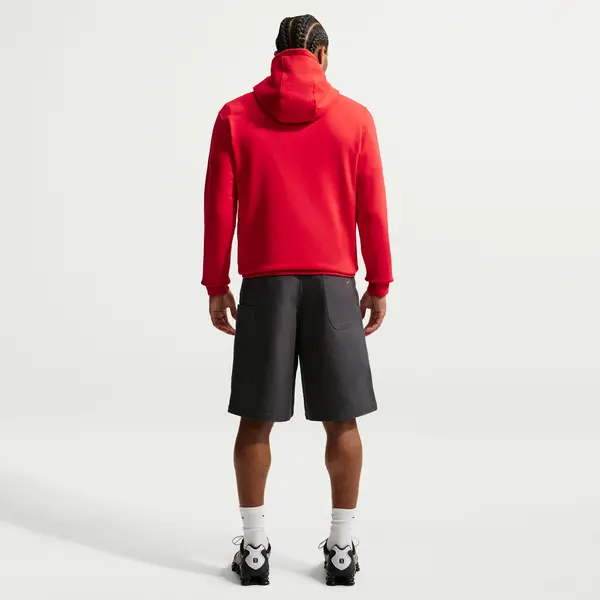 Nike Club Pullover Fleece Hoodie - Red