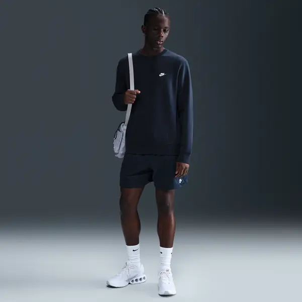 Nike Club Fleece Crew - Blue