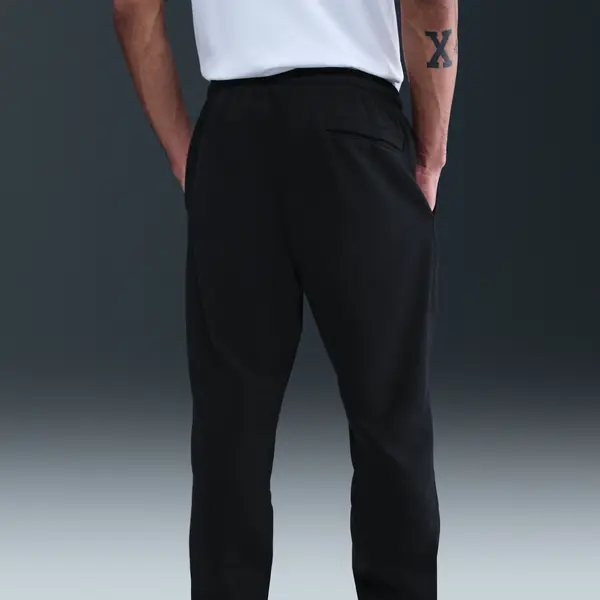Nike Club Cuffed Brushed Fleece Pants - Black