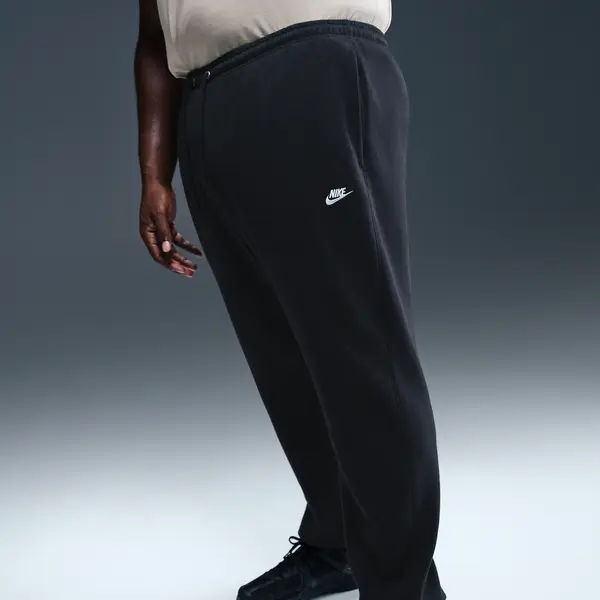 Nike Club Cuffed Brushed Fleece Pants - Black