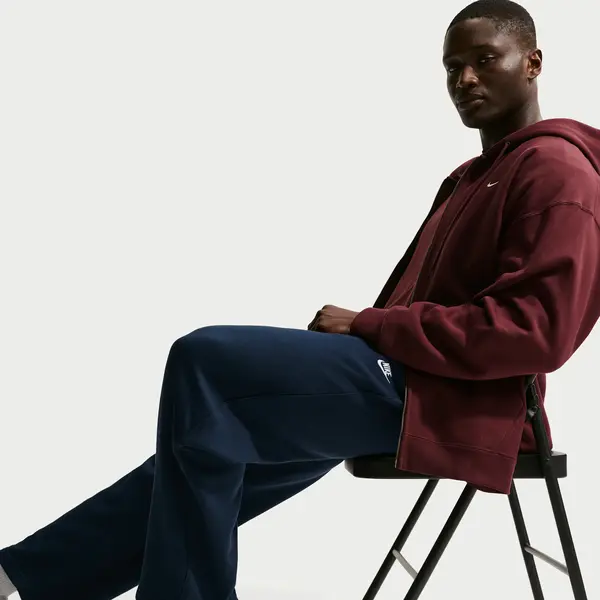 Nike Club Open-hem Fleece Pants - Blue
