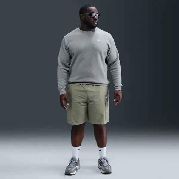 Nike Club Fleece Crew - Grey
