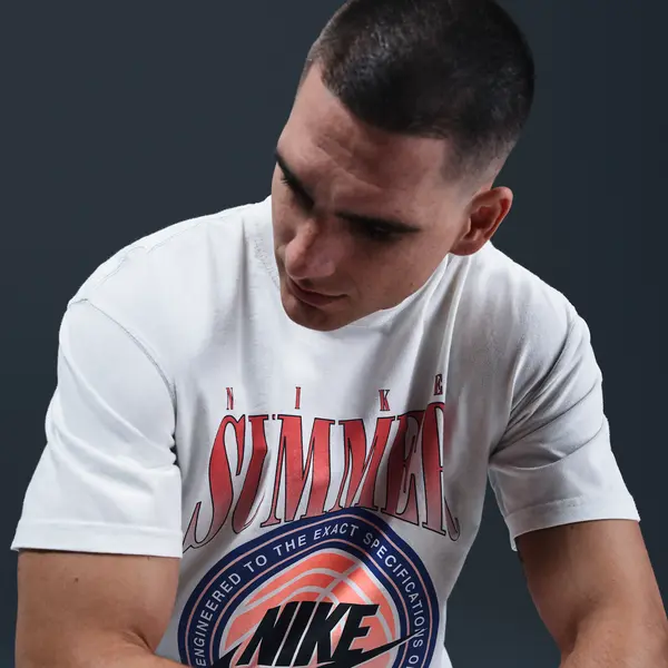 Nike Max90 Basketball T-shirt - Grey