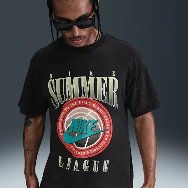 Nike Max90 Basketball T-shirt - Black