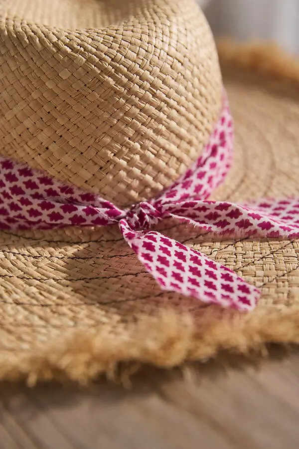 Anthropologie Raya Raffia Hat