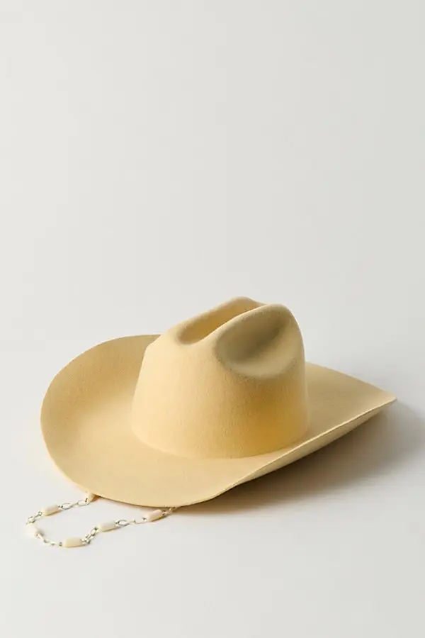 Free People Ryder Cowboy Hat - Butter