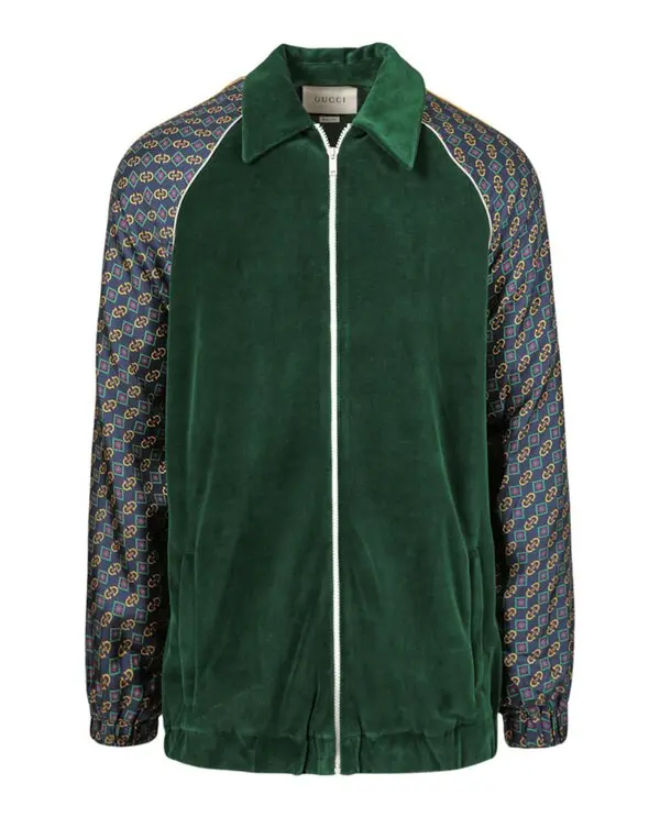 Gucci Mixed Media Track Jacket