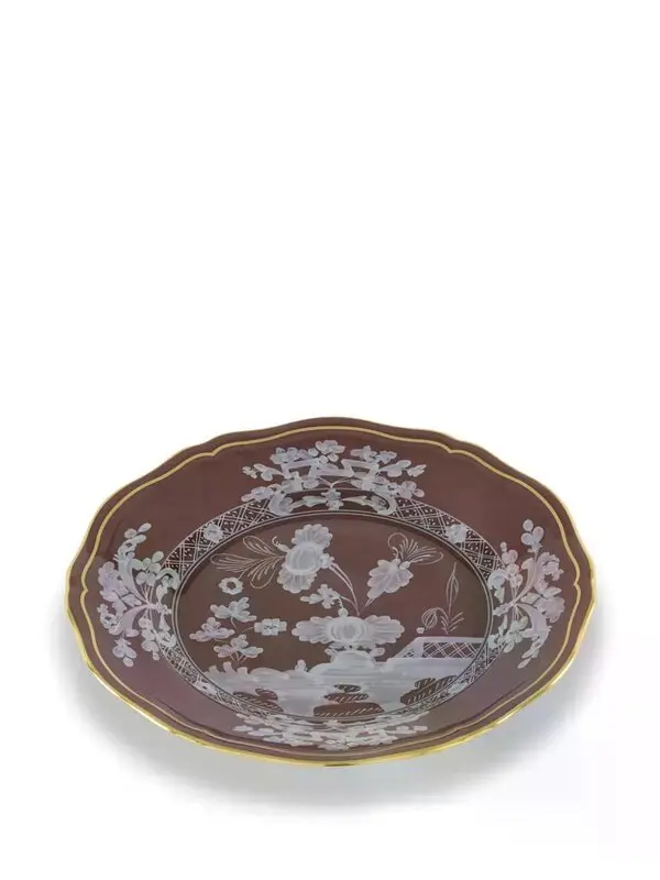 GINORI 1735 Oriente Decorative Porcelain Plate - Brown