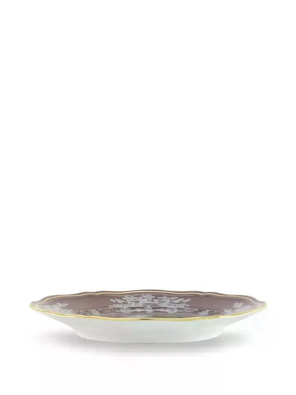 GINORI 1735 Oriente Decorative Porcelain Plate - Brown