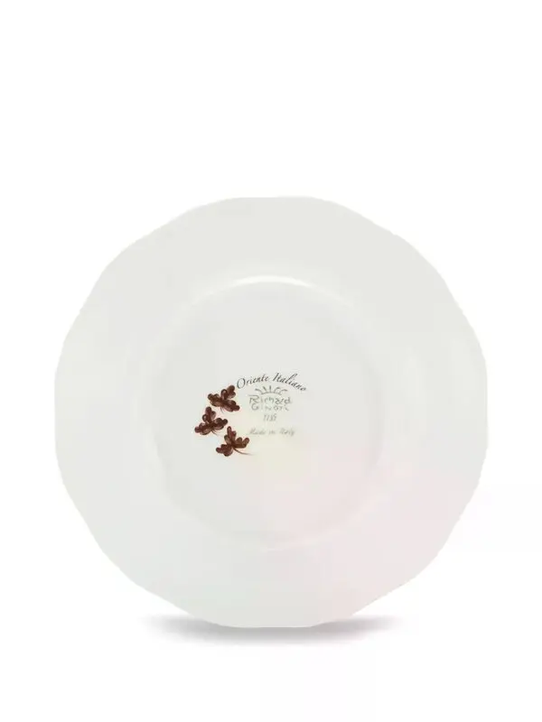 GINORI 1735 Oriente Decorative Porcelain Plate - Brown