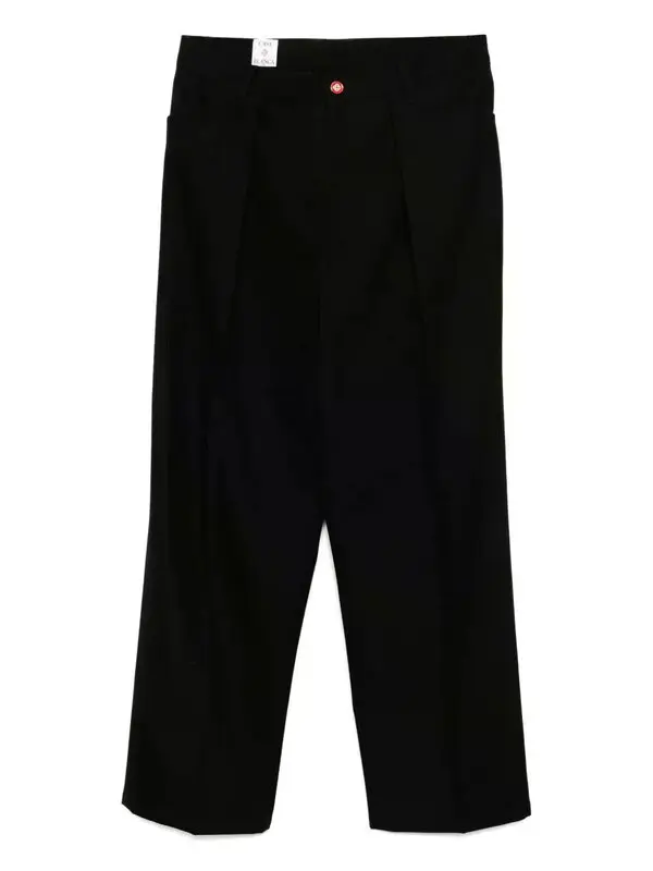 Casablanca Pleated Trousers - Black
