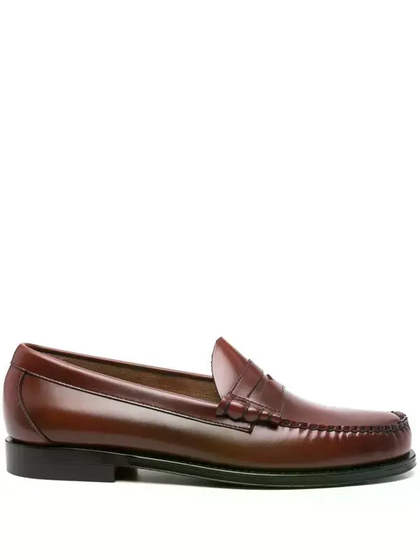G.H.BASS G.h. Bass & Co. Weejuns Larson Penny Loafers - Red