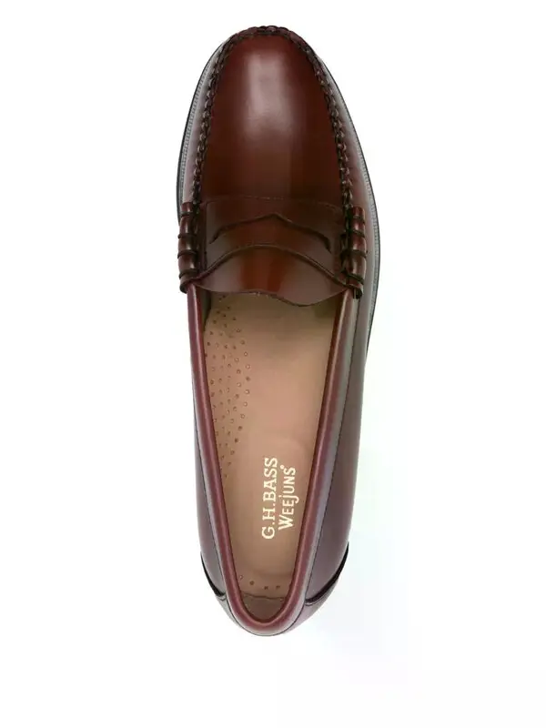 G.H.BASS G.h. Bass & Co. Weejuns Larson Penny Loafers - Red