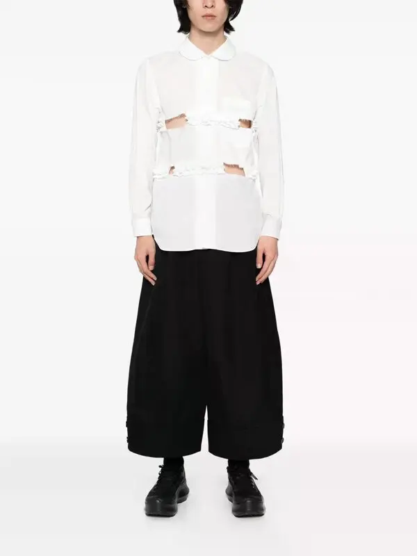 BLACK COMME DES GARÇONS Ruffle Shirt