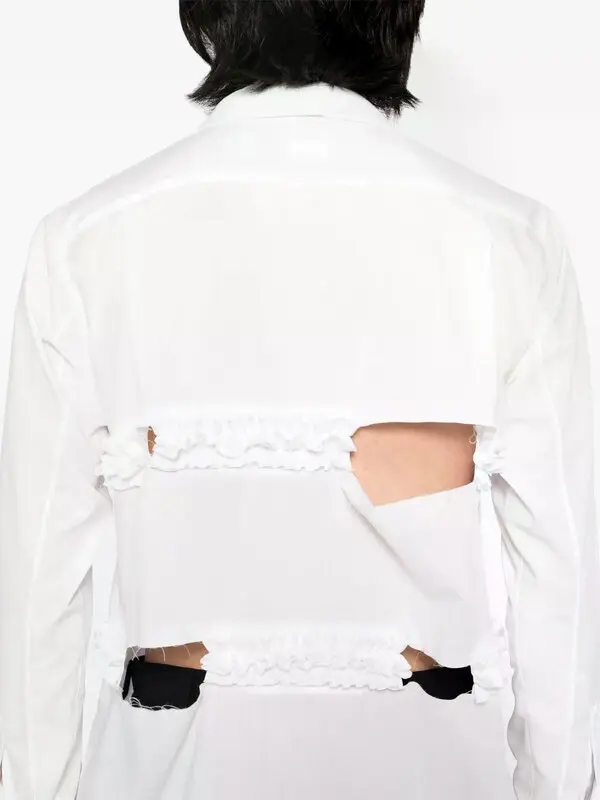 BLACK COMME DES GARÇONS Ruffle Shirt