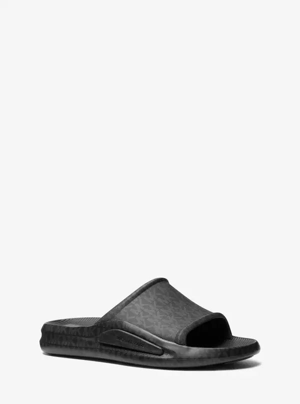 Michael Kors Griffin Signature Logo Slide Sandals