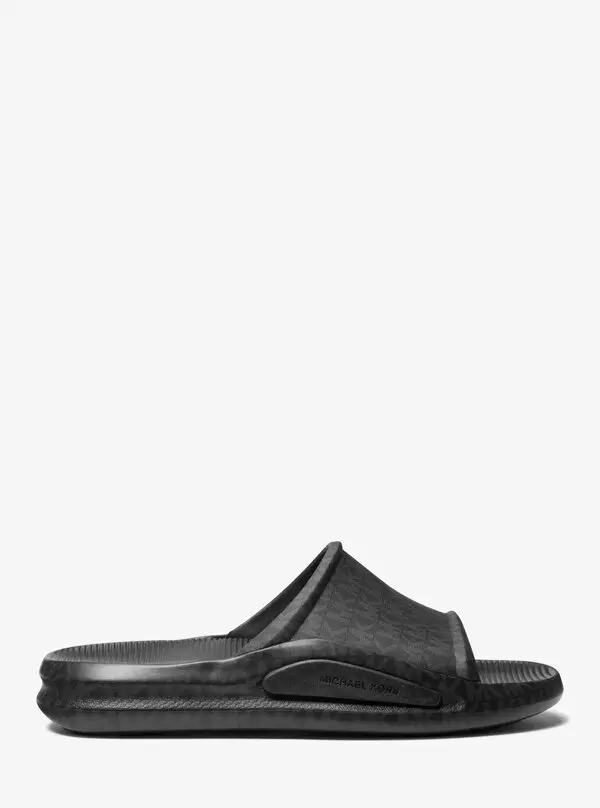 Michael Kors Griffin Signature Logo Slide Sandals