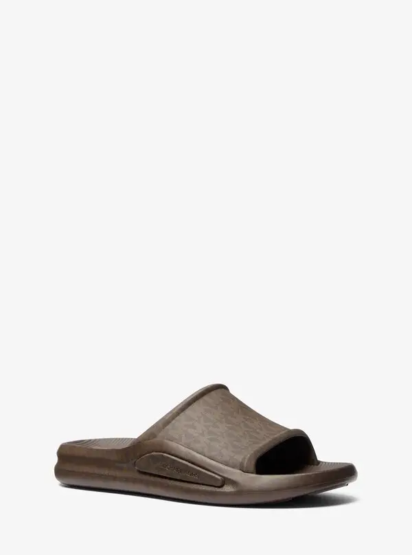 Michael Kors Griffin Signature Logo Slide Sandals
