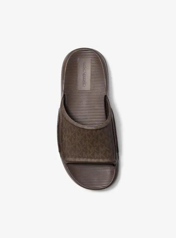 Michael Kors Griffin Signature Logo Slide Sandals