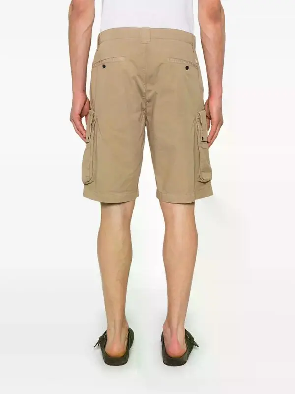 C.P. COMPANY Lens-detail Cargo Shorts - Neutrals