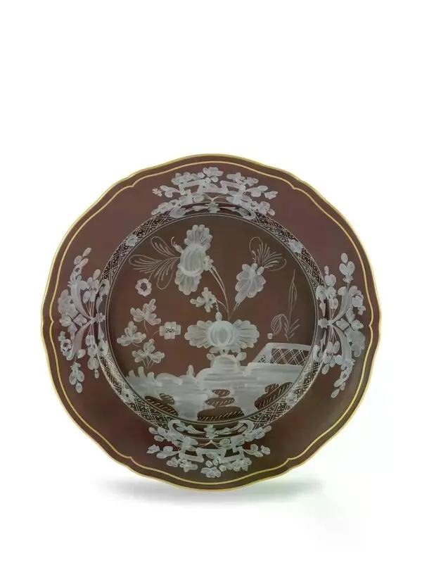 GINORI 1735 Oriente Dessert Plate - Brown