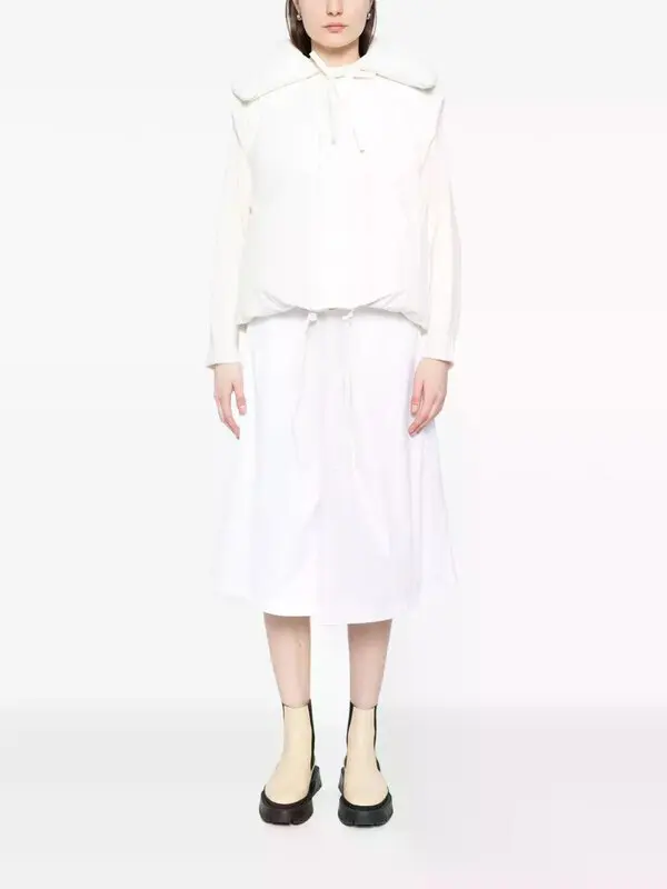 JIL SANDER Cotton Poplin Skirt