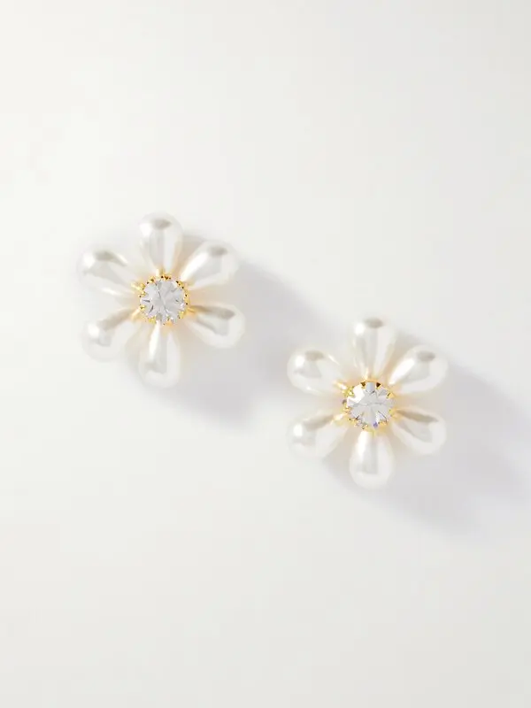 JENNIFER BEHR Laena Earrings - Ivory