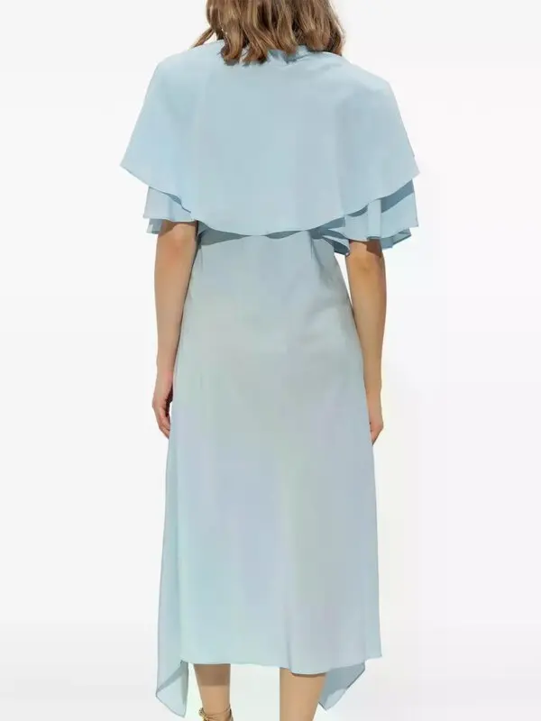 Stella McCartney Layered Semi-sheer Midi Dress