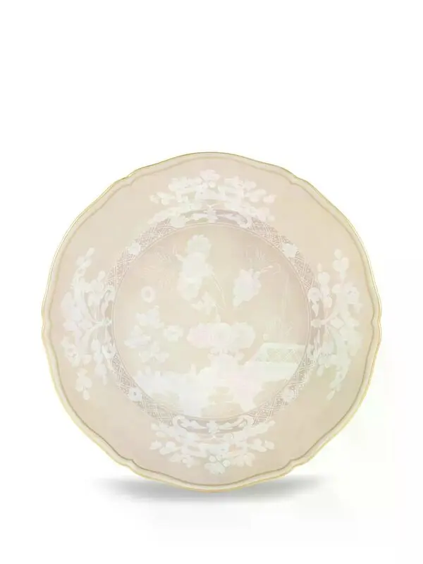 GINORI 1735 Oriente Floral-embellished Dinner Plate - Neutrals